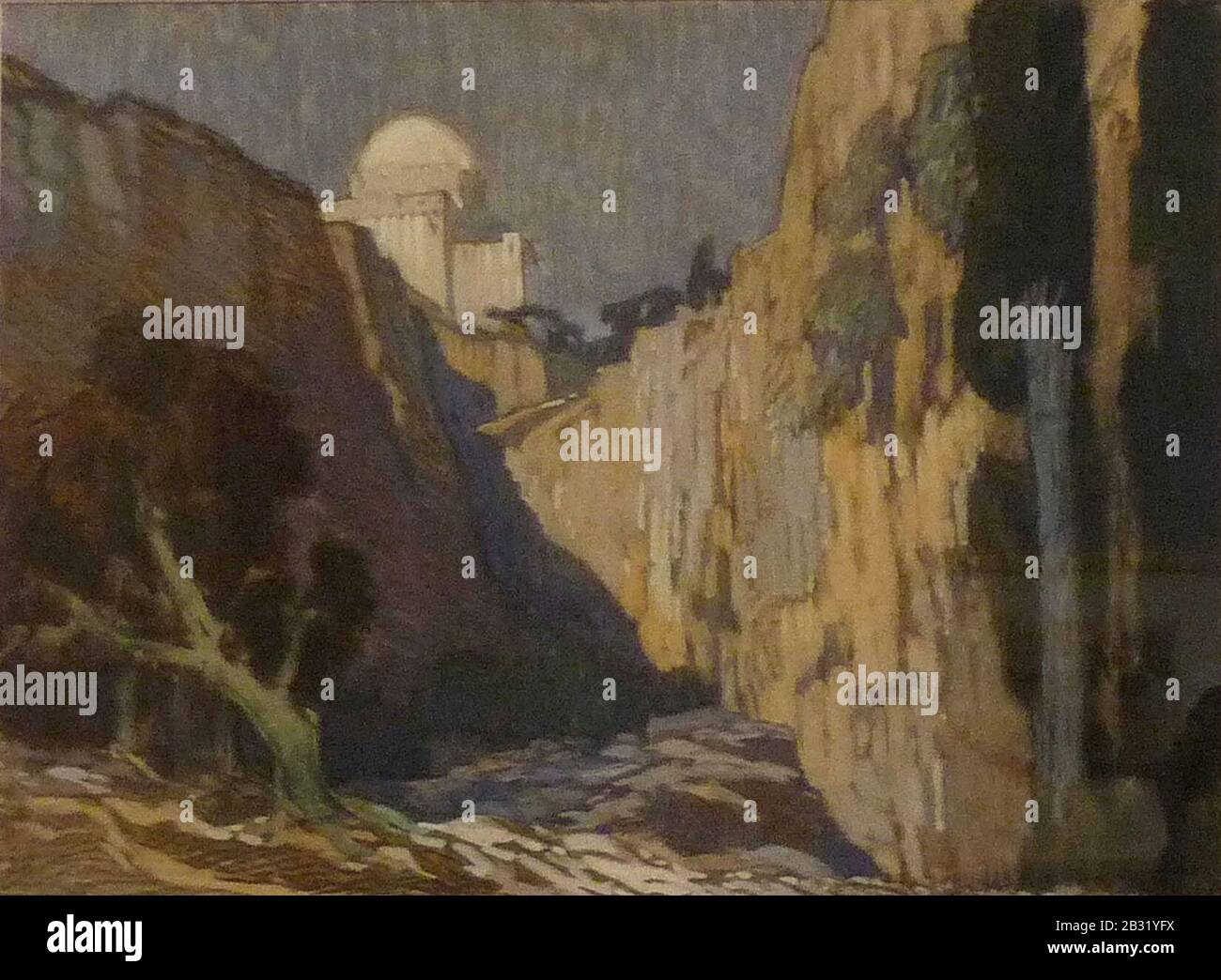 Georg Daubner-Devant le château du Graal Stock Photo - Alamy