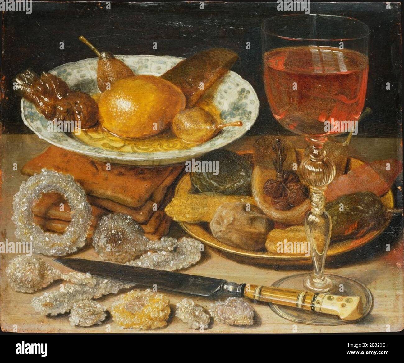 Georg Flegel - Still Life with Sweetmeats, Städel Stock Photo - Alamy