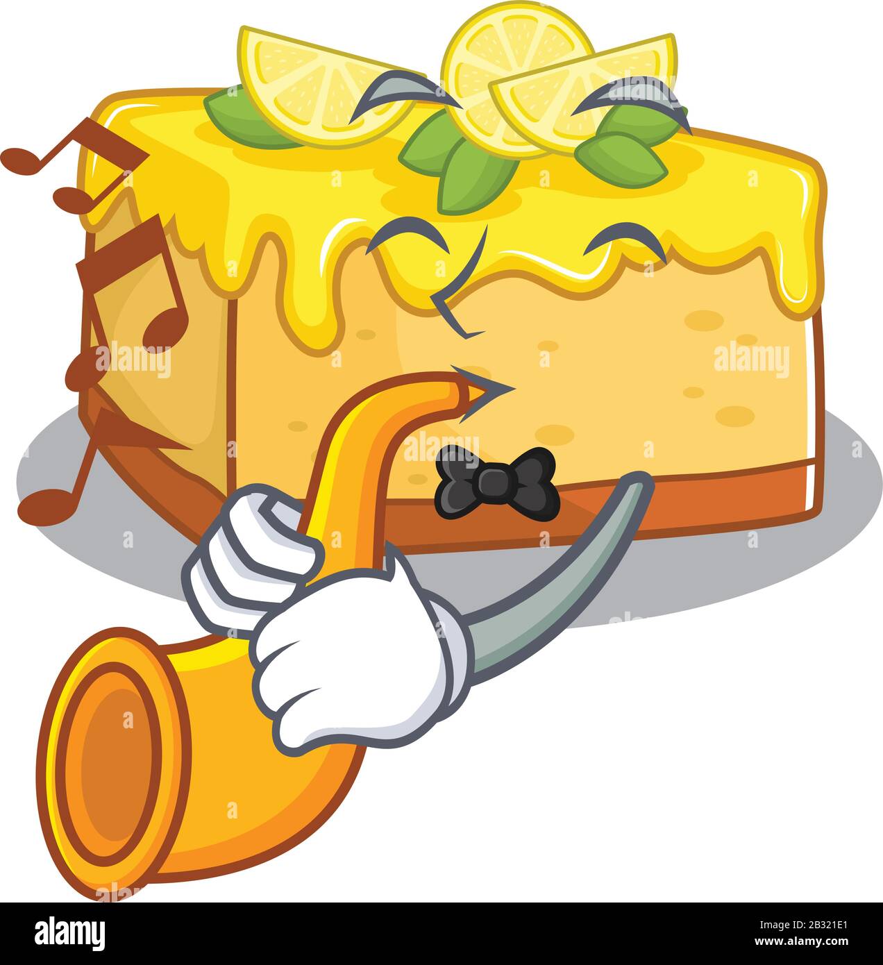 Lemon curd cheesecake Stock Vector Images - Alamy