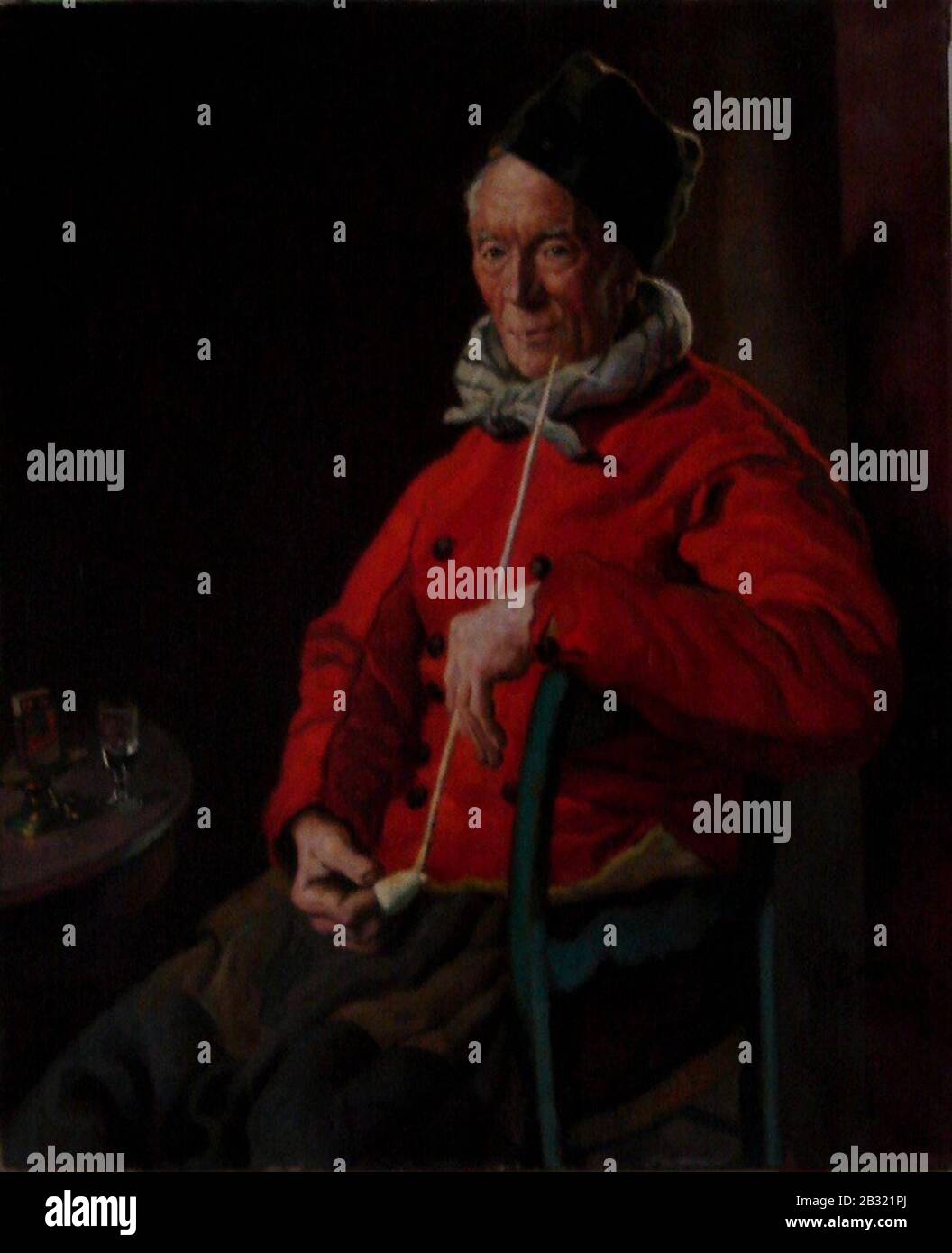 Georg Hering, Volendamse visser Stock Photo - Alamy