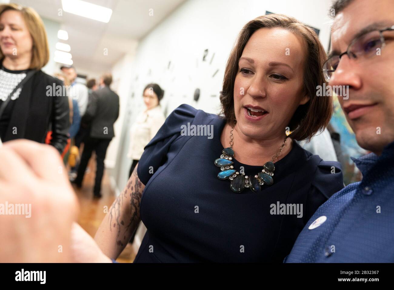 Austin, Texas, USA. 3rd Mar, 2020. Democratic candidate for U.S. Senate ...