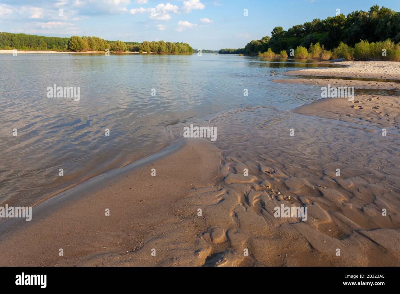 Sand sand bar river water hi-res stock photography and images - Alamy