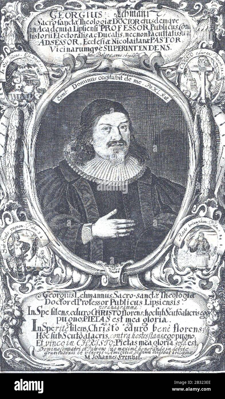 Georg Lehmann (Theologe Stock Photo - Alamy