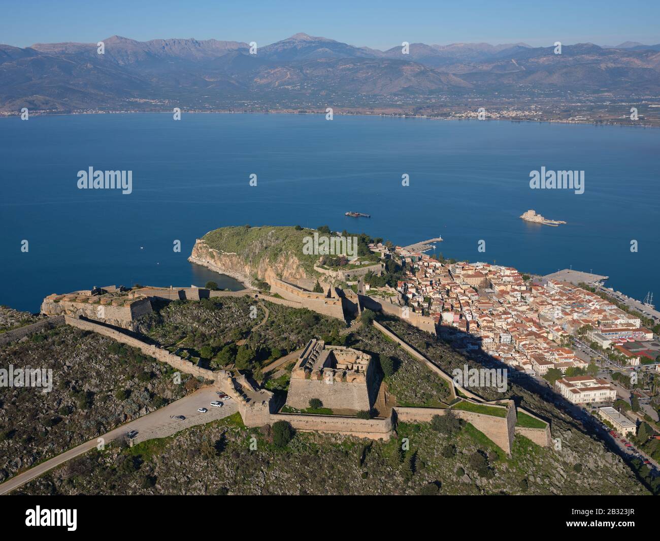 Palamidi hilltop castle hi-res stock photography and images - Alamy