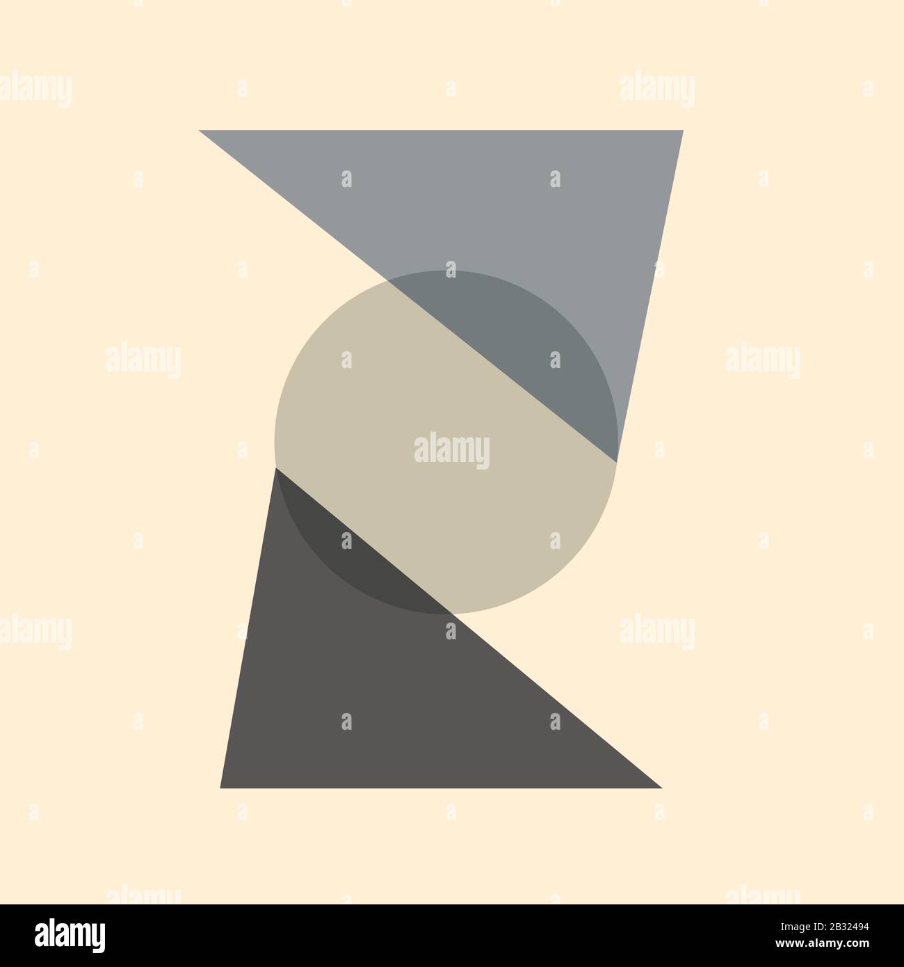 Overlaying shape hi-res stock photography and images - Alamy