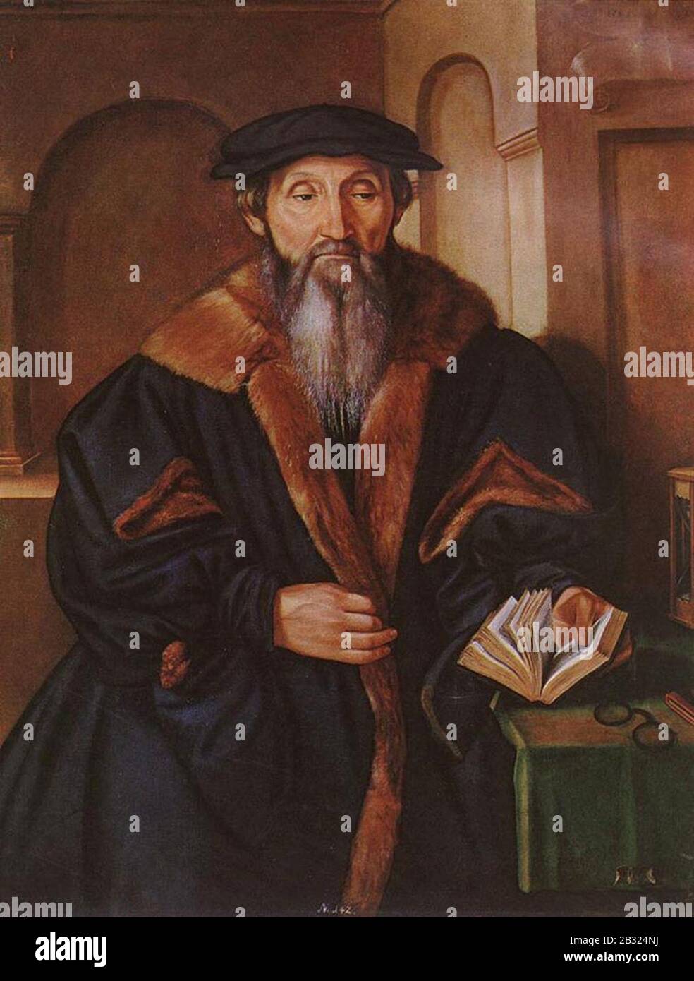 Georg Pencz - Portrait of a Man Stock Photo - Alamy