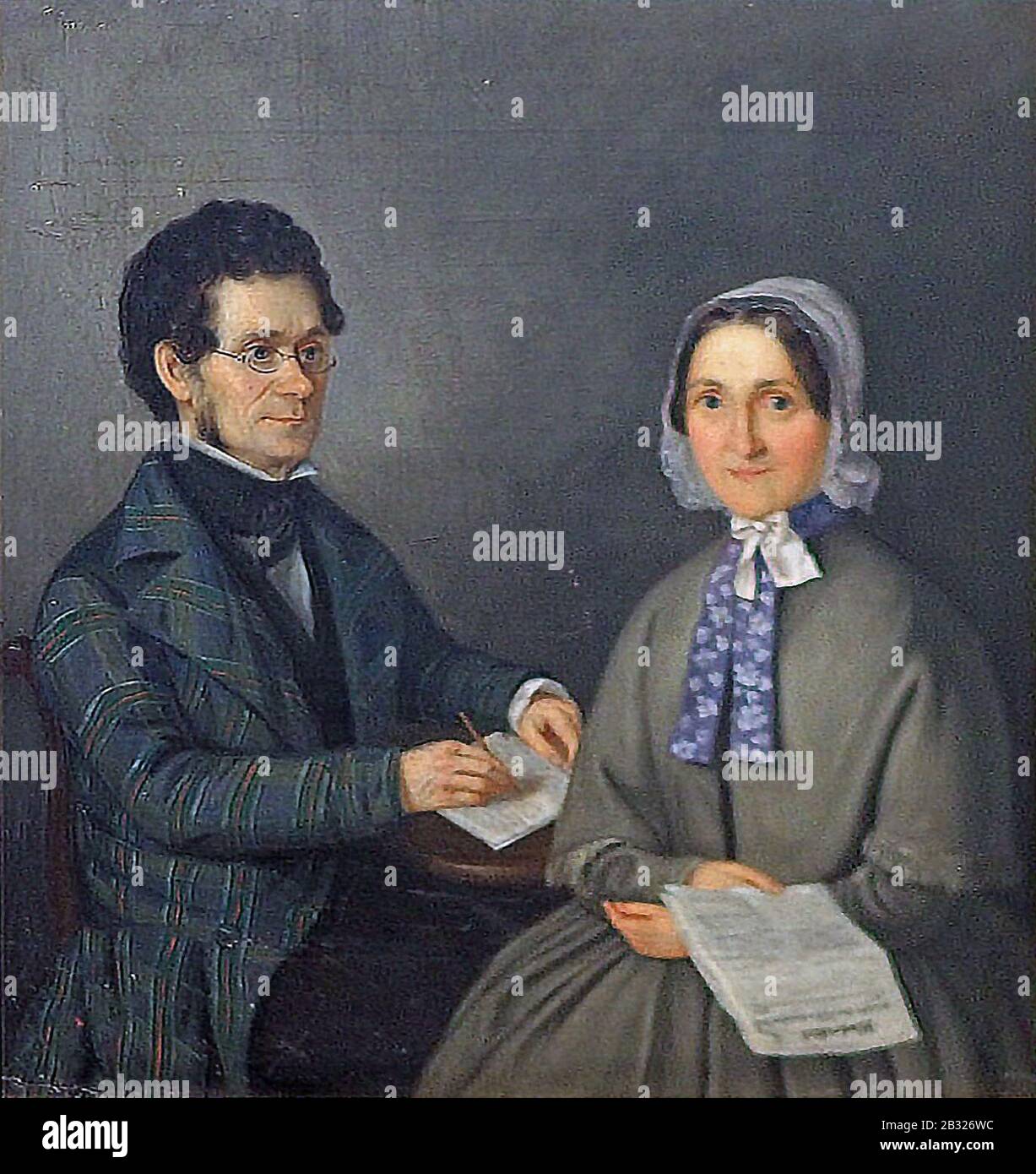 Georg und Friederike Barbara Ritter Stock Photo - Alamy