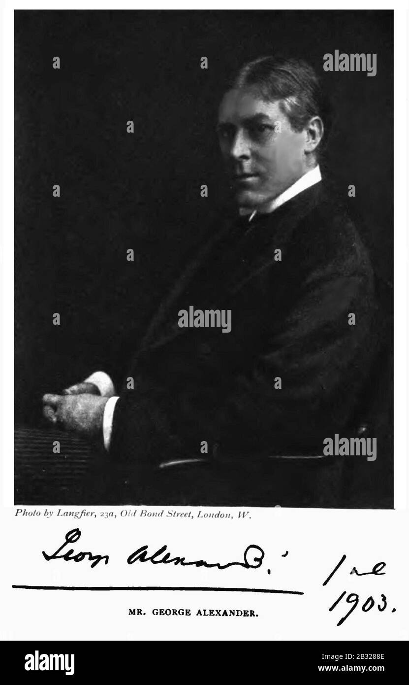 George Alexander (actor) 001 Stock Photo - Alamy