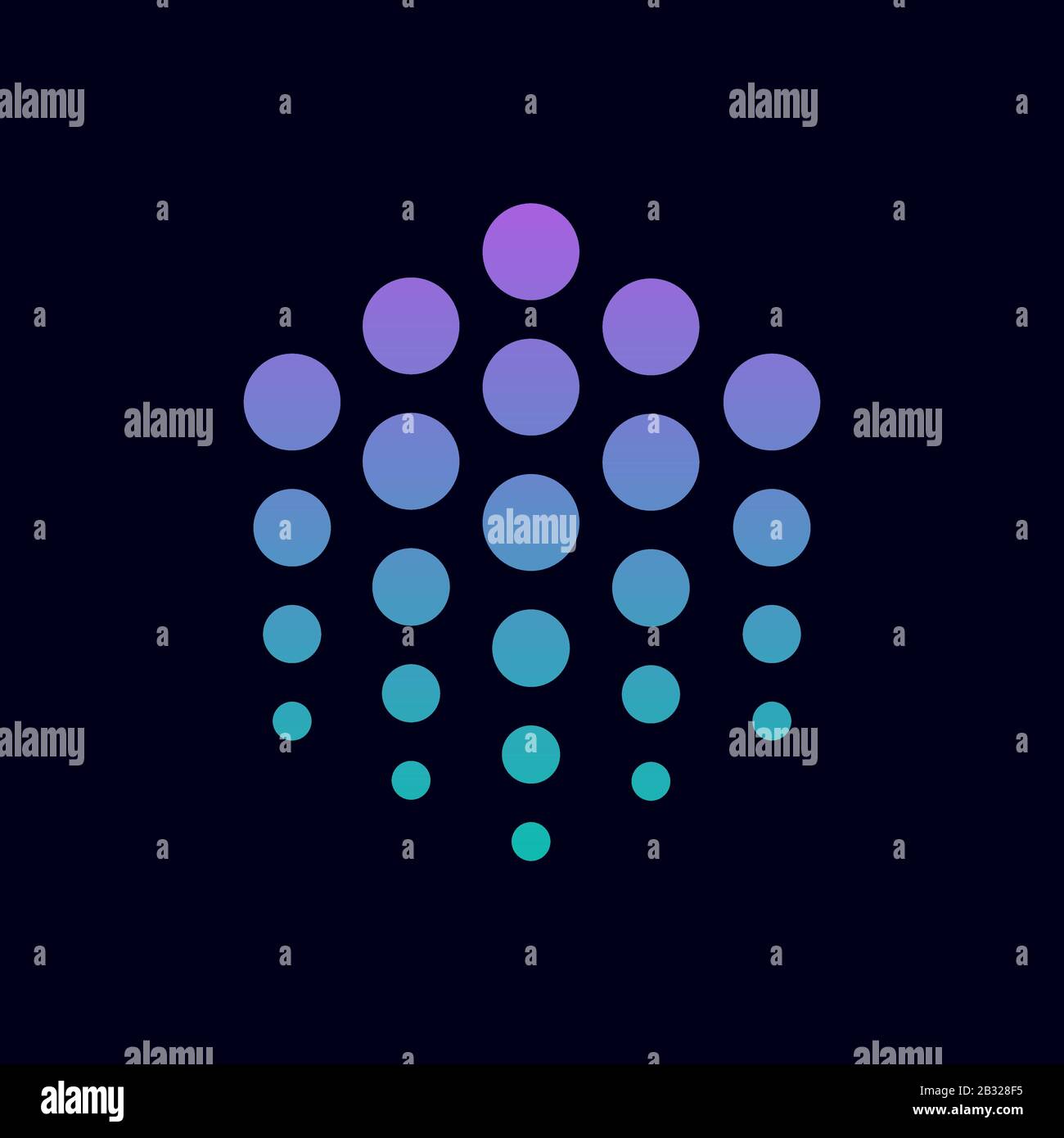 Digital signage technology logo icon tech vector element illustration ...