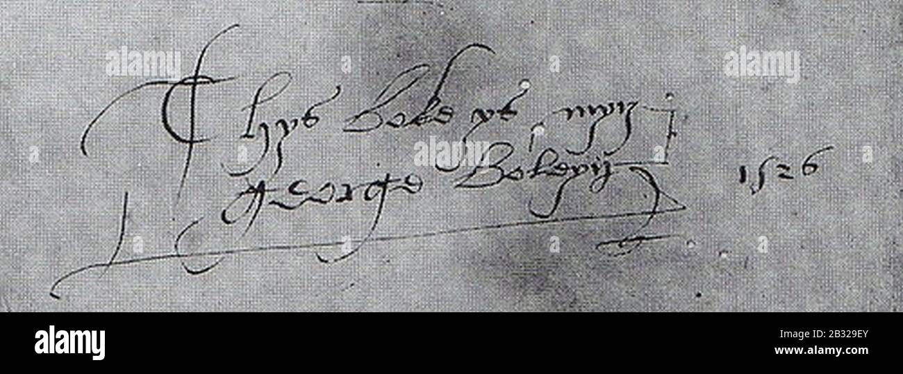 George boleyn hi-res stock photography and images - Alamy
