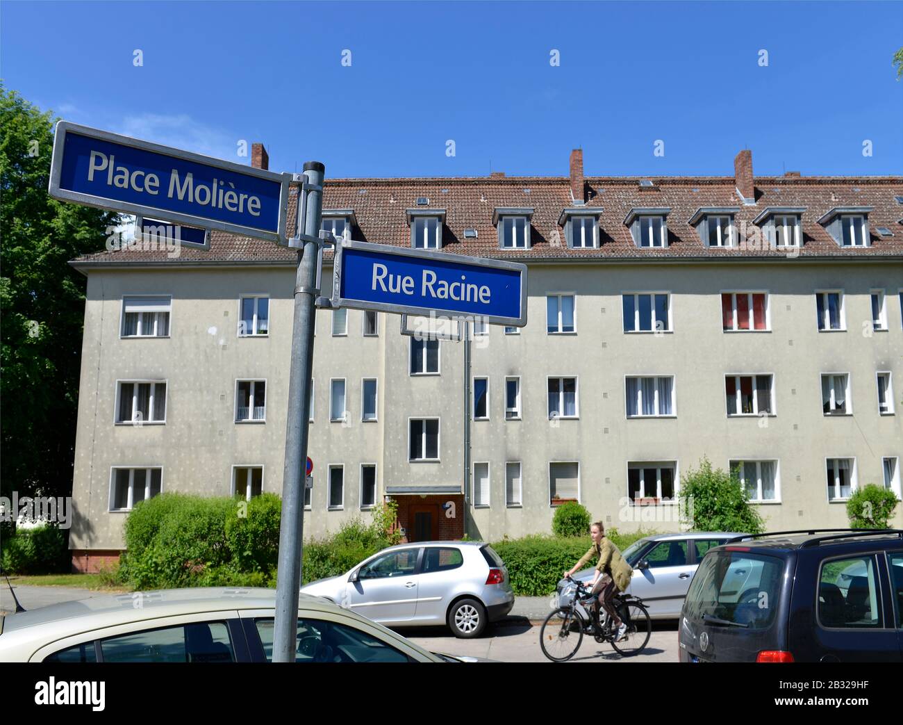 Rue Racine, Place Moliere, Cite Foch, Wittenau, Reinickendorf, Berlin ...
