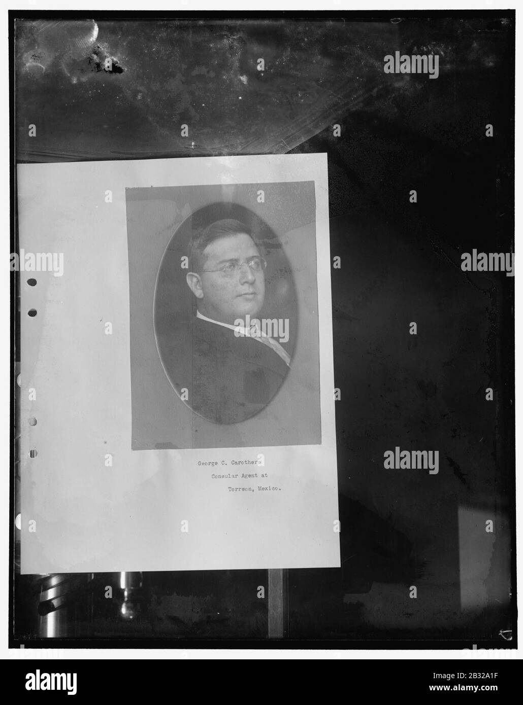 George C. Carothers, Consular Agent at Torreon, Mexico Stock Photo - Alamy
