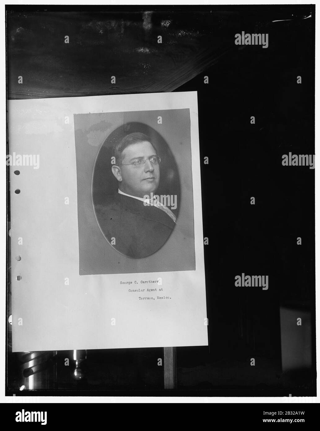George C. Carothers, Consular Agent at Torreon, Mexico Stock Photo - Alamy