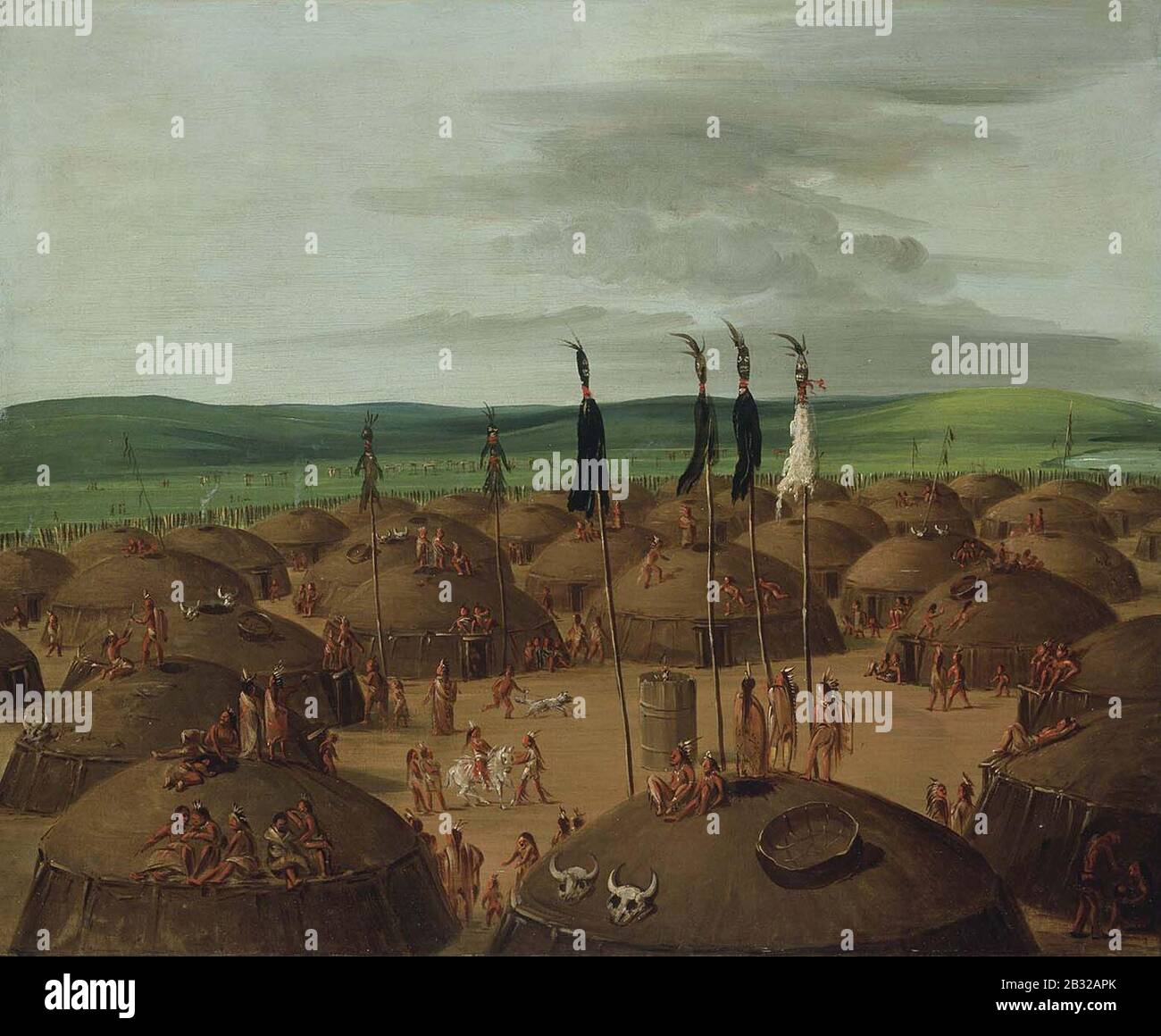 Mandan village hi-res stock photography and images - Alamy