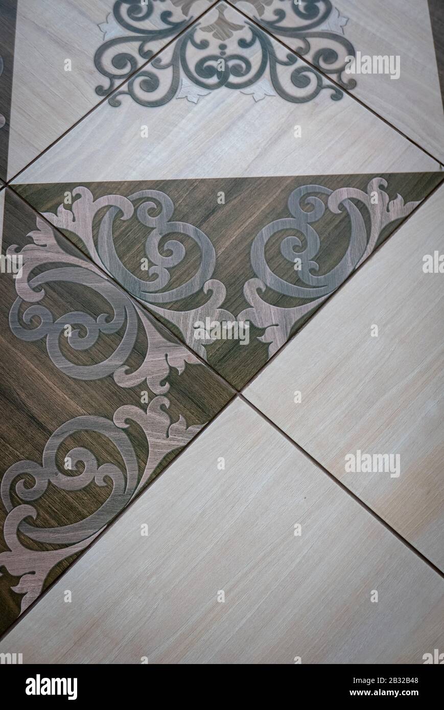 Ceramic tiles flooring - texture of natural ceramic floor Stock Photo ...