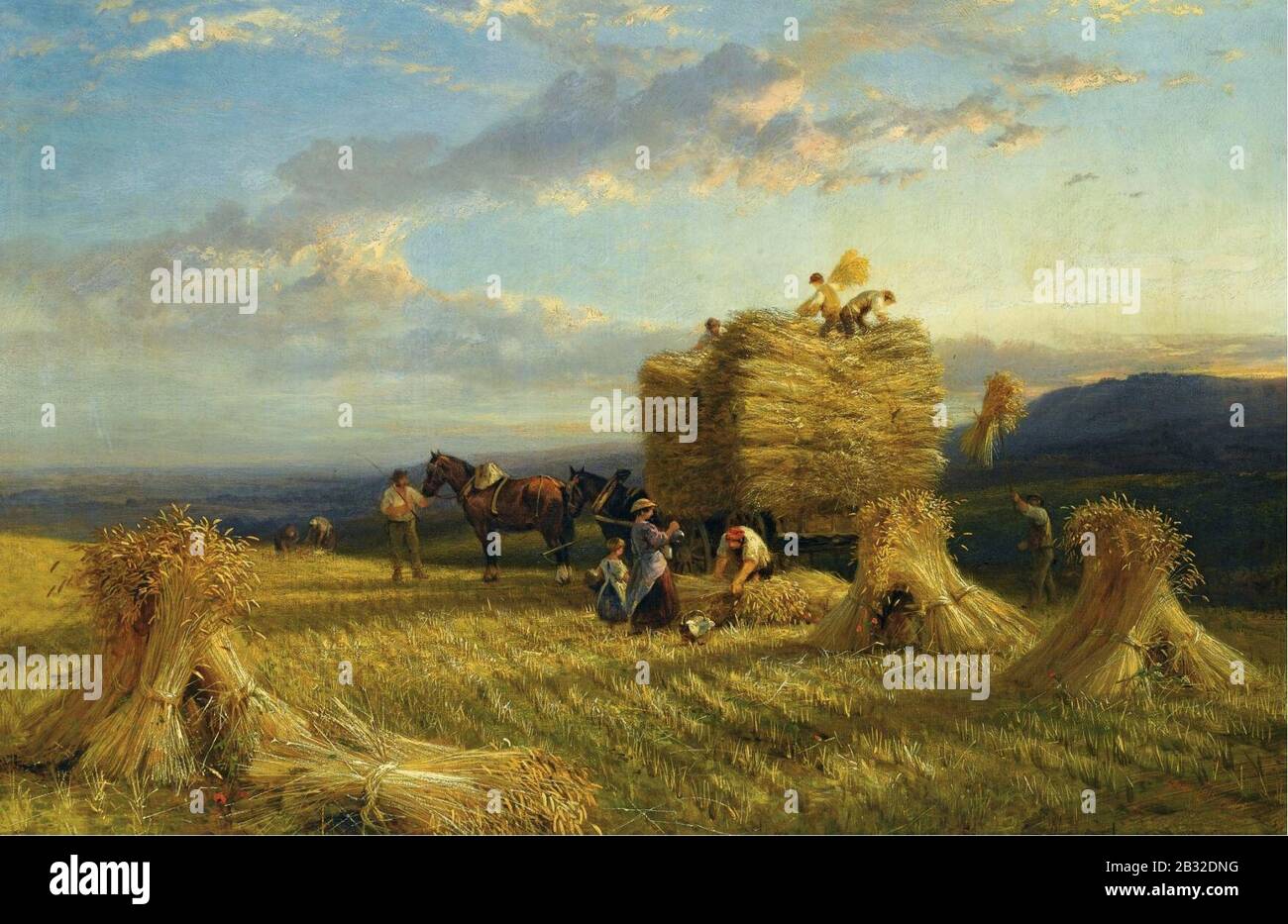 George Cole - The last load Stock Photo - Alamy