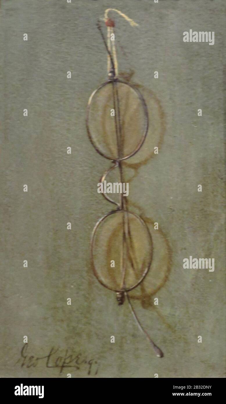 George Cope - 'A Pair of Spectacles', 1879 Stock Photo - Alamy