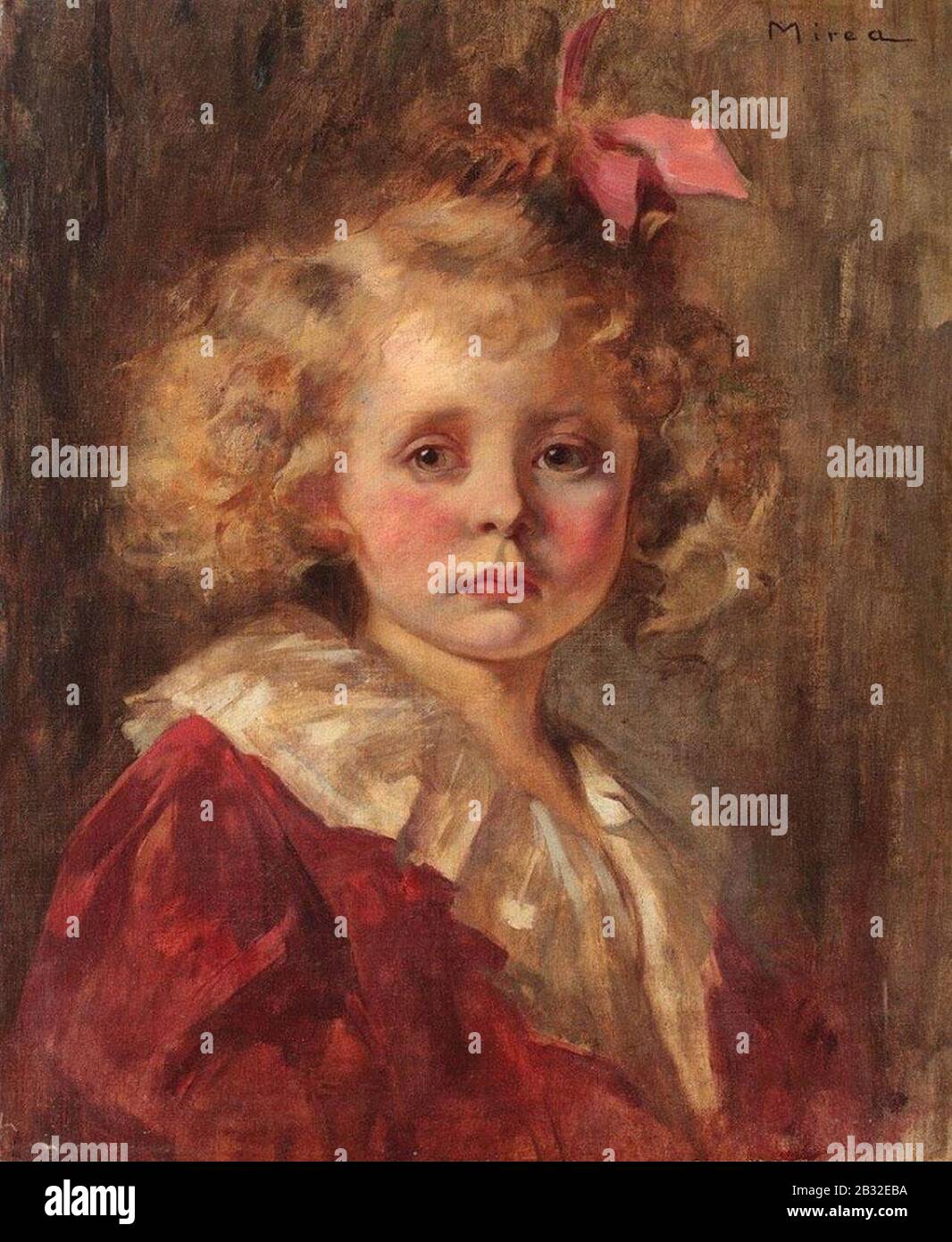 George Demetrescu Mirea - Cap de copil Stock Photo - Alamy