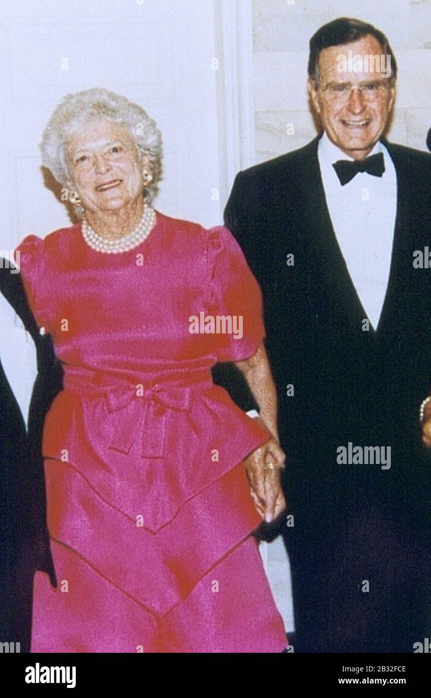 Barbara Bush 1992 High Resolution Stock Photography and Images - Alamy