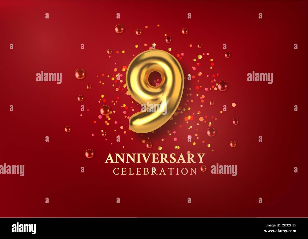 Number 9 logo hi-res stock photography and images - Alamy