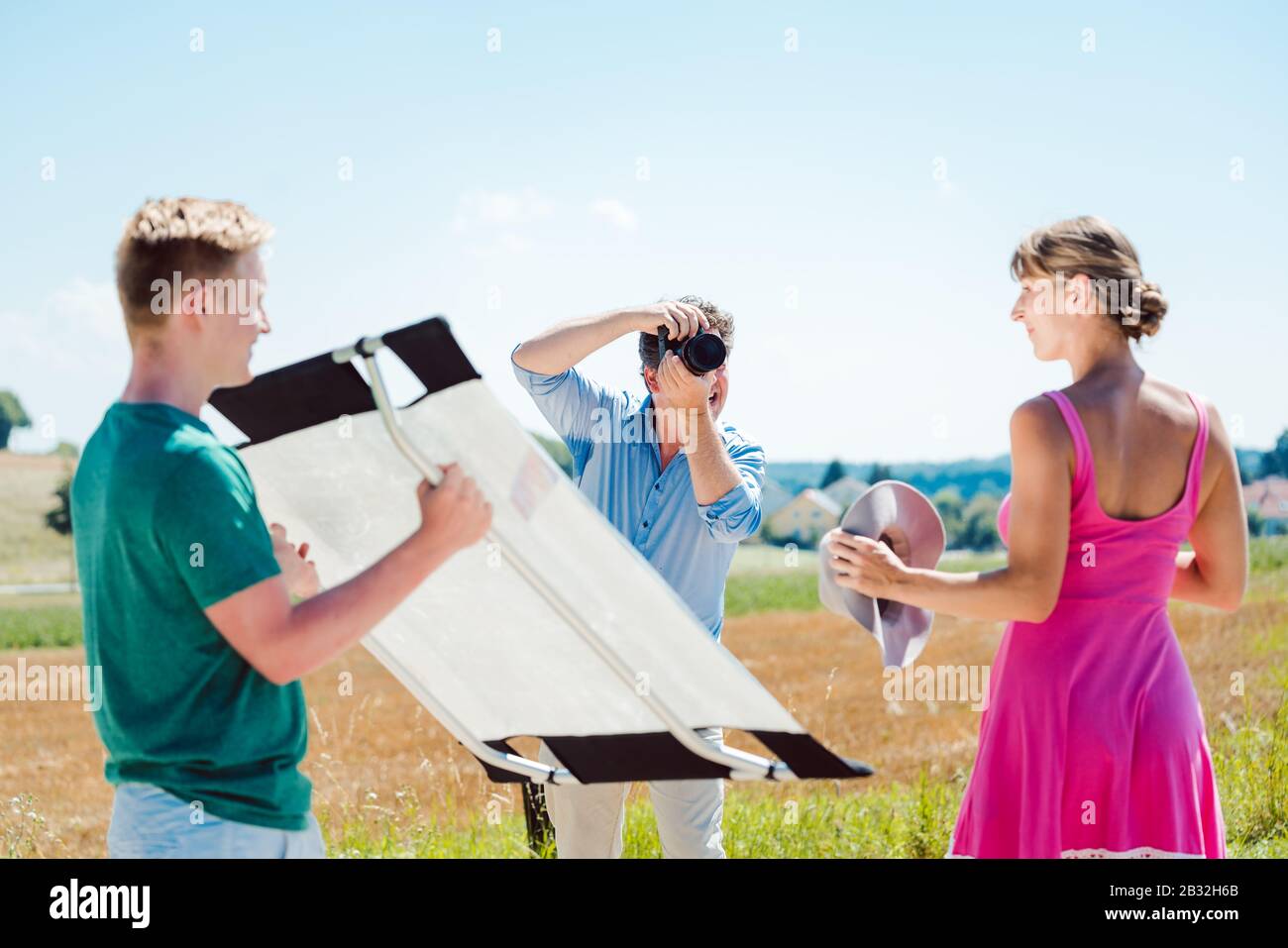 Professional model shoot hi-res stock photography and images - Alamy