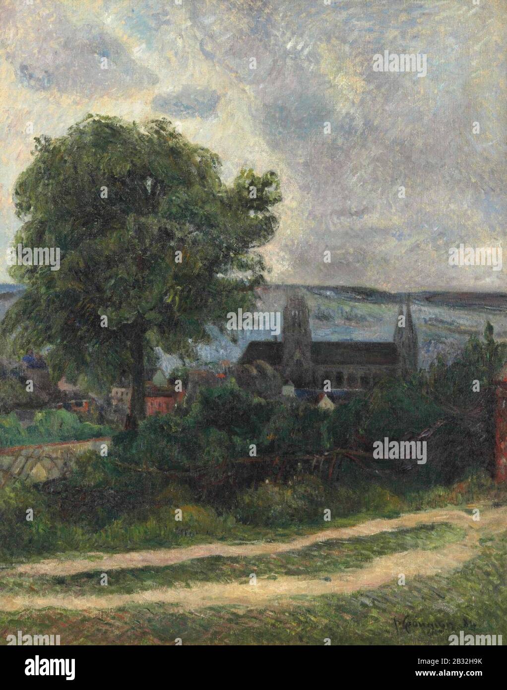 Paul Gauguin - Rouen, L'Eglise Saint-Ouen (1884 Stock Photo - Alamy