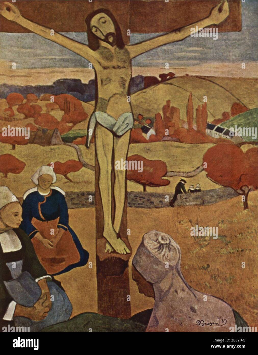 The Yellow Christ, Paul Gauguin Stock Photo - Alamy