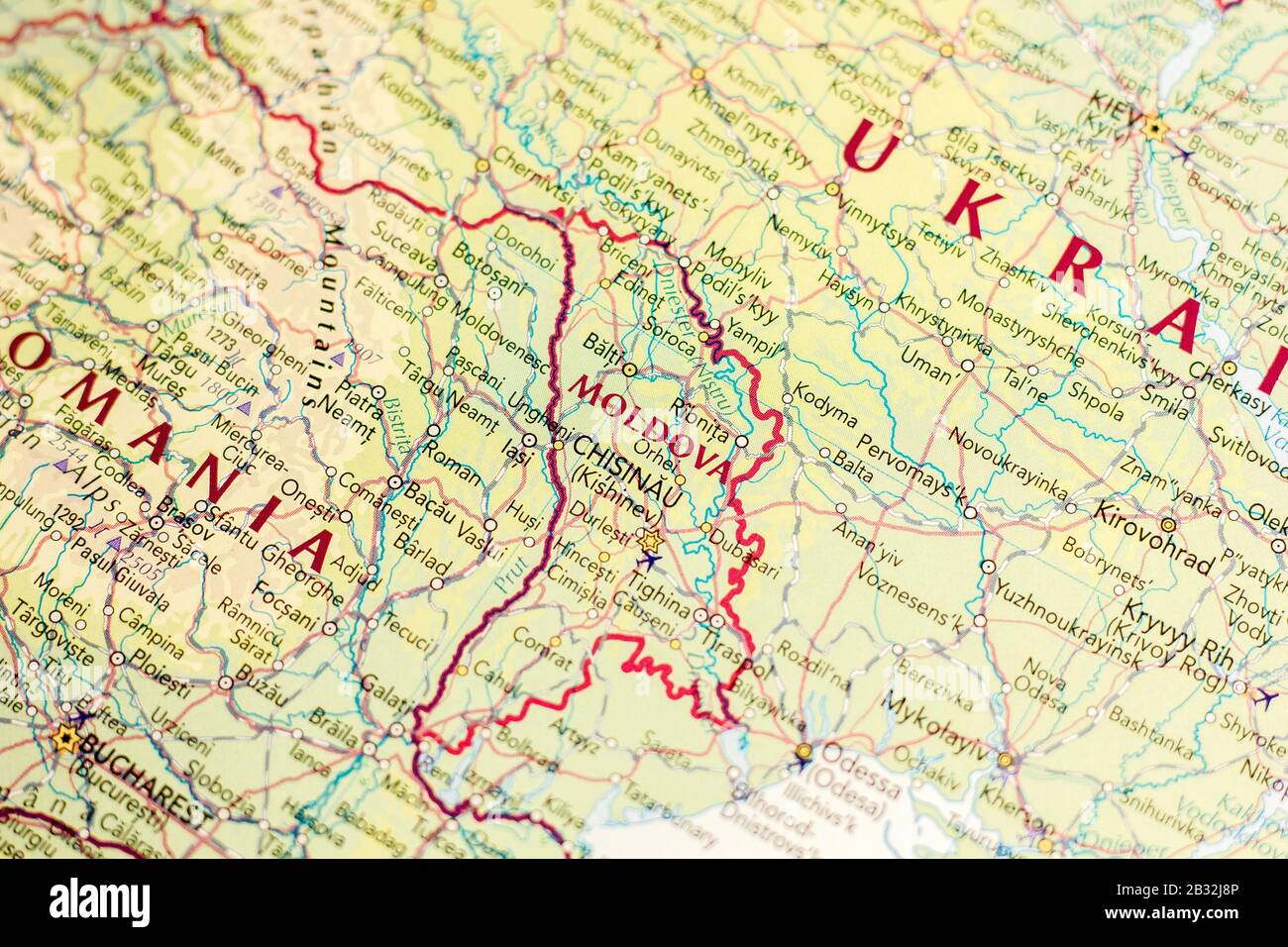 Maps of moldova hi-res stock photography and images - Alamy