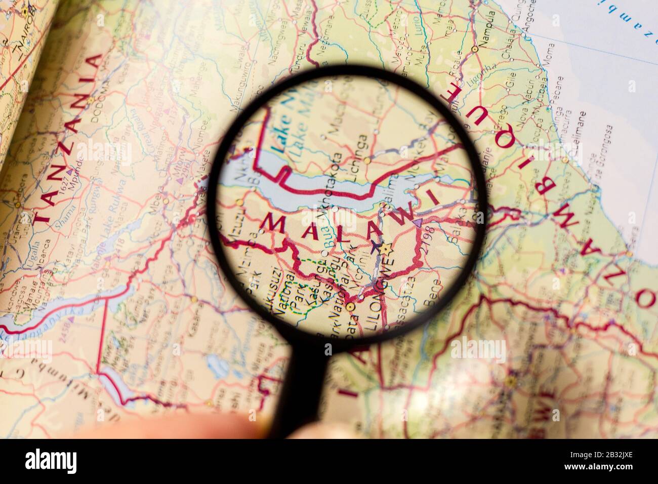 Maps of malawi hi-res stock photography and images - Alamy