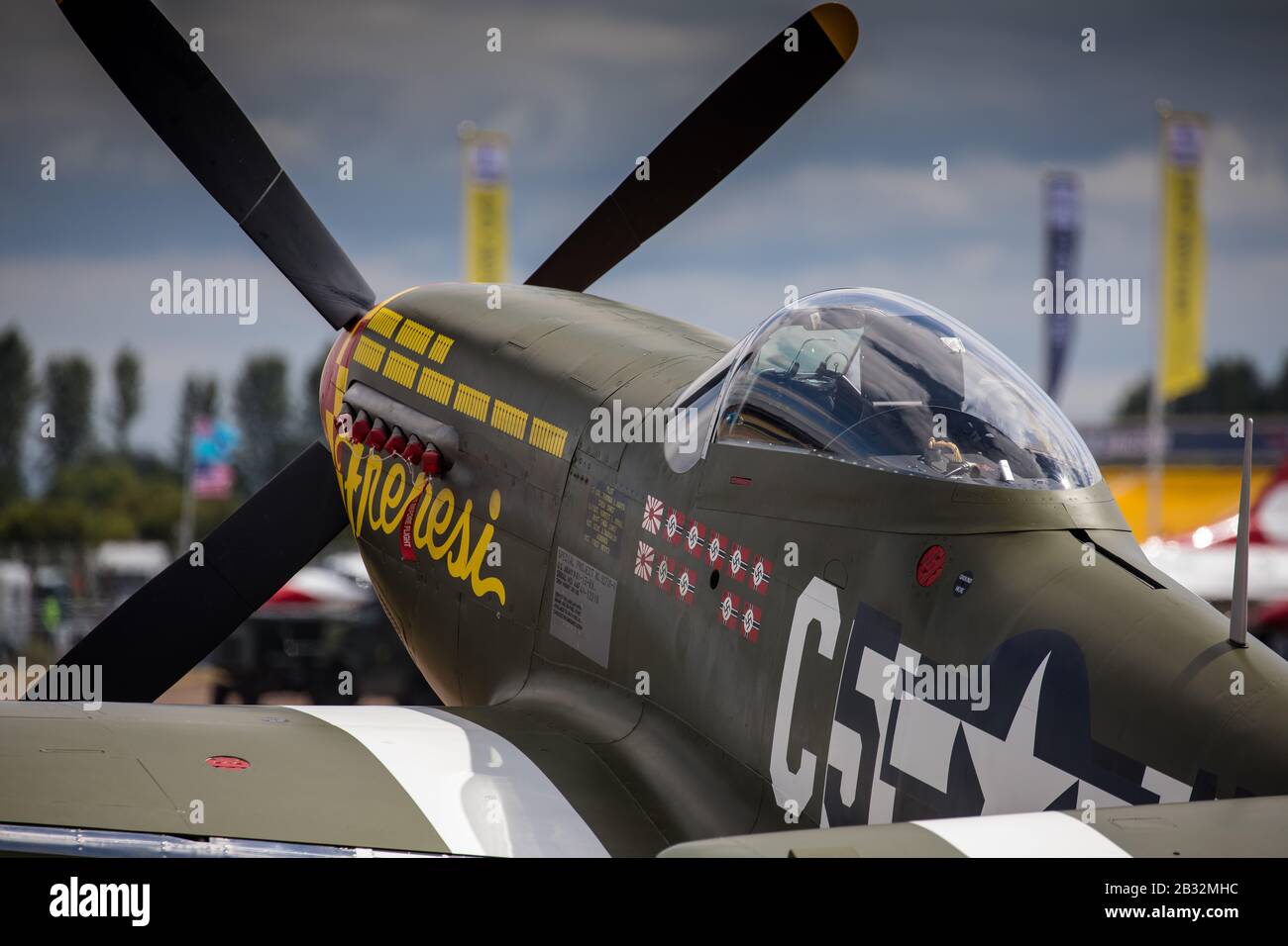 P-51D Mustang 'Frenesi' Stock Photo - Alamy
