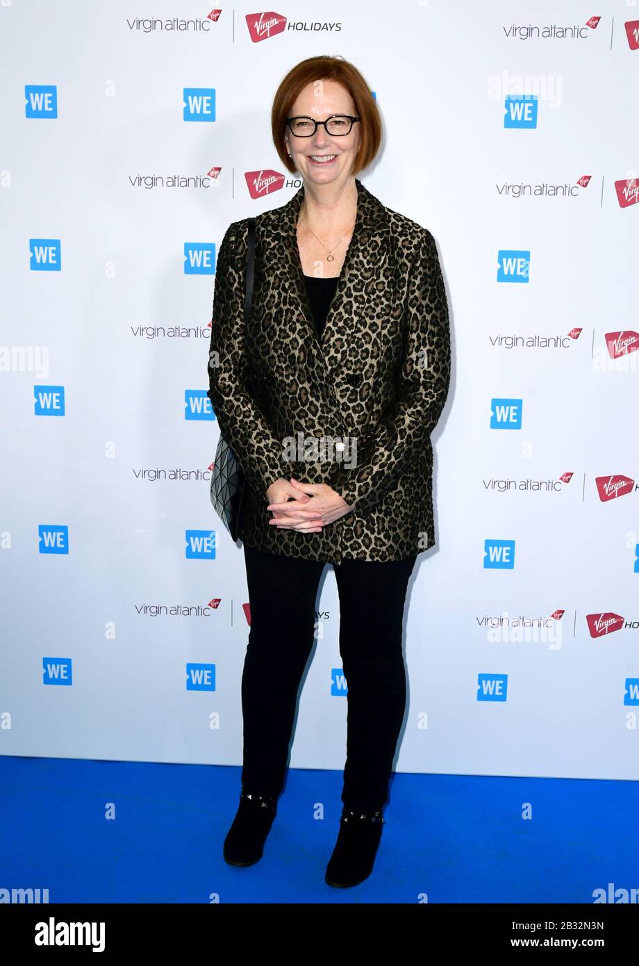 Julia Gillard attending the WE Day UK charity event and concert held at ...