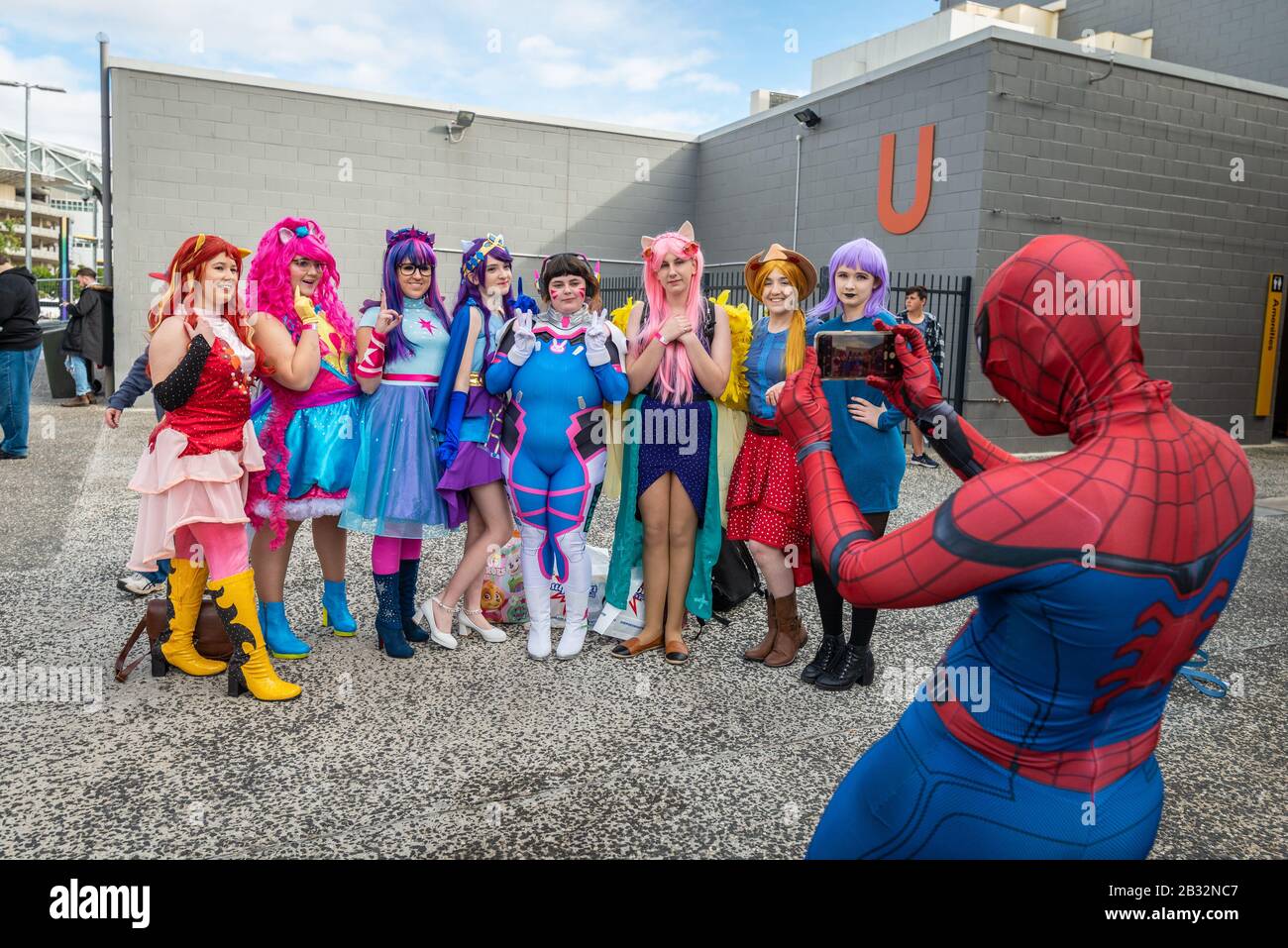 Sydney, Australia June 22, 2019: Thousands of Cosplay fans gather at ...