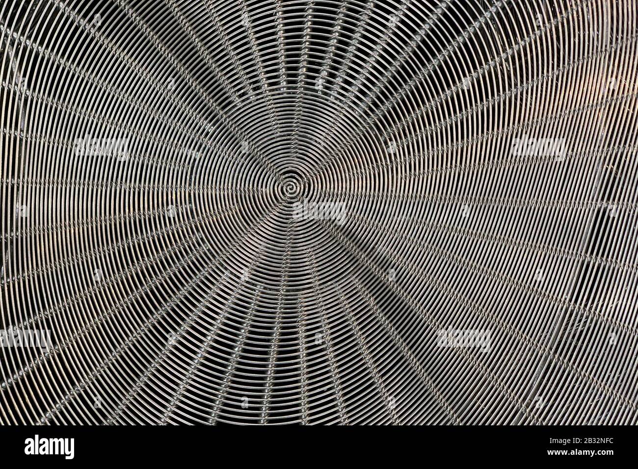 abstract metallic spiral grid background Stock Photo - Alamy