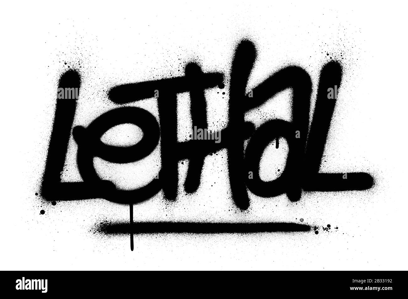 Lethal word Stock Vector Images - Alamy