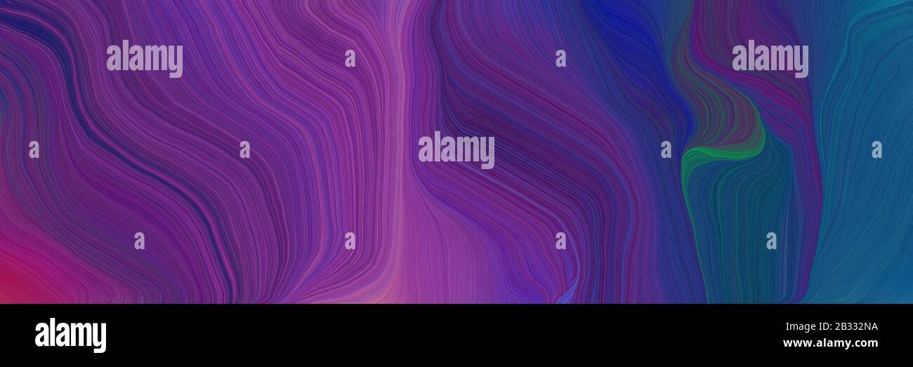 creative banner with dark slate blue, midnight blue and antique fuchsia ...