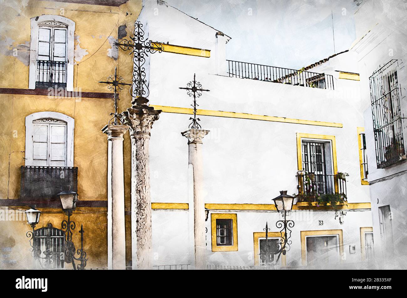 Colorful style architecture hi-res stock photography and images - Alamy