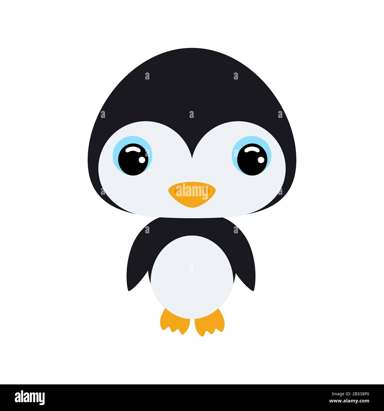 Cute baby penguin. Cartoon character for decoration and design of the ...