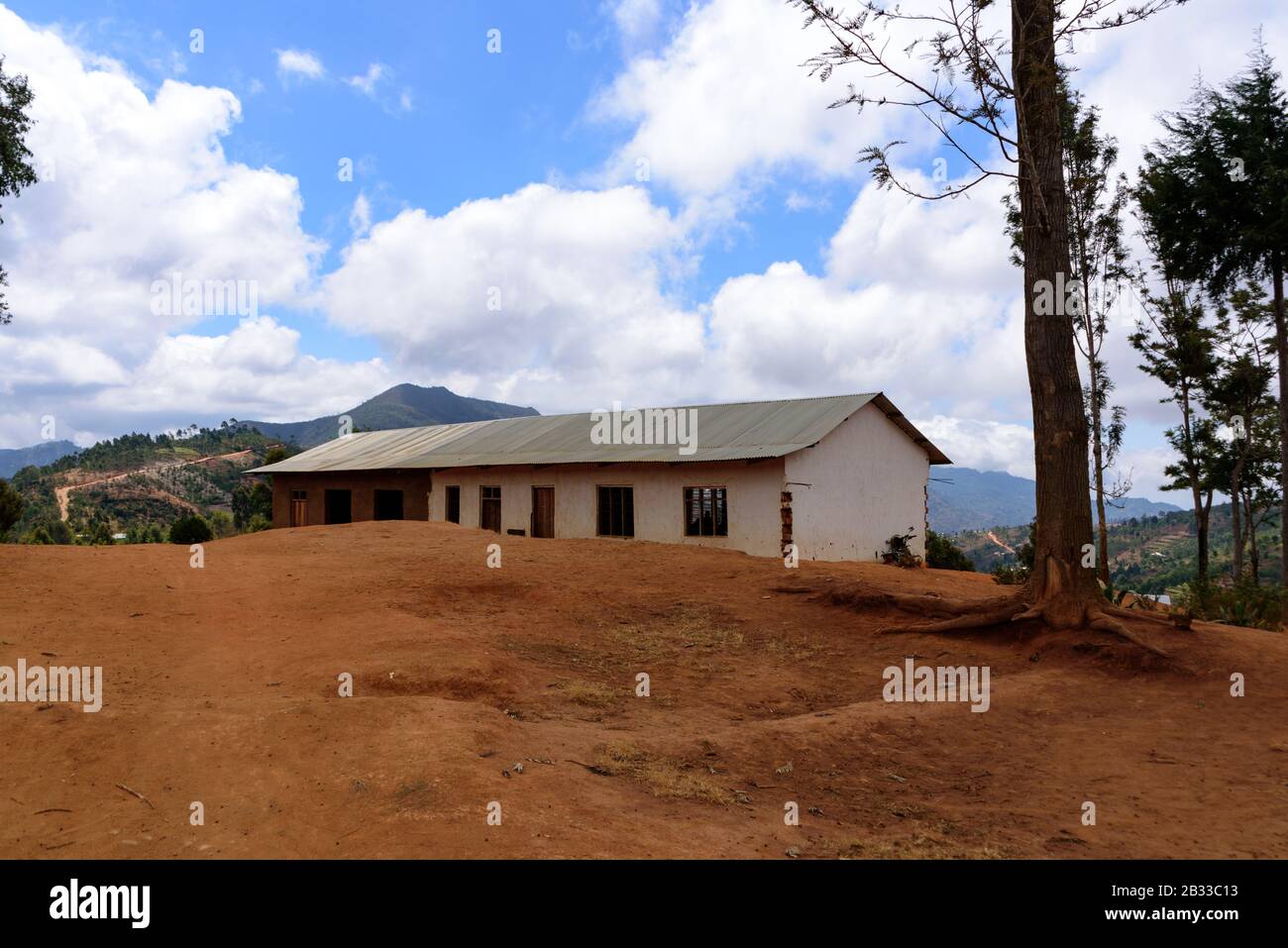 Basic primary school in the Usambara Mountains Stock Photo - Alamy