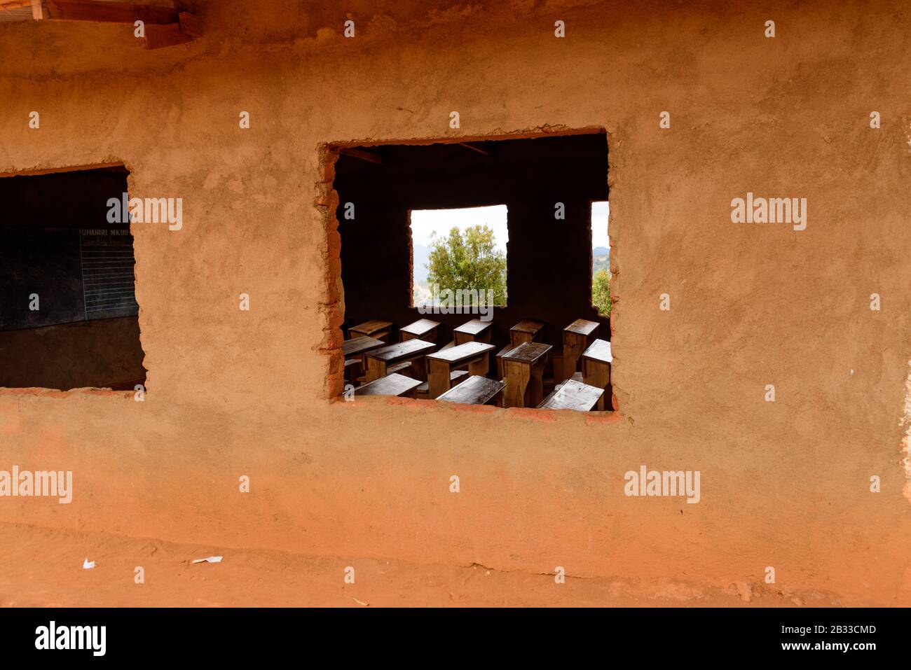 Basic primary school in the Usambara Mountains Stock Photo - Alamy