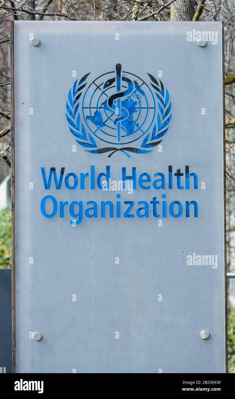 Geneva / Swtzerland - march 02 2020 : building of UNAIDS, an innovative ...