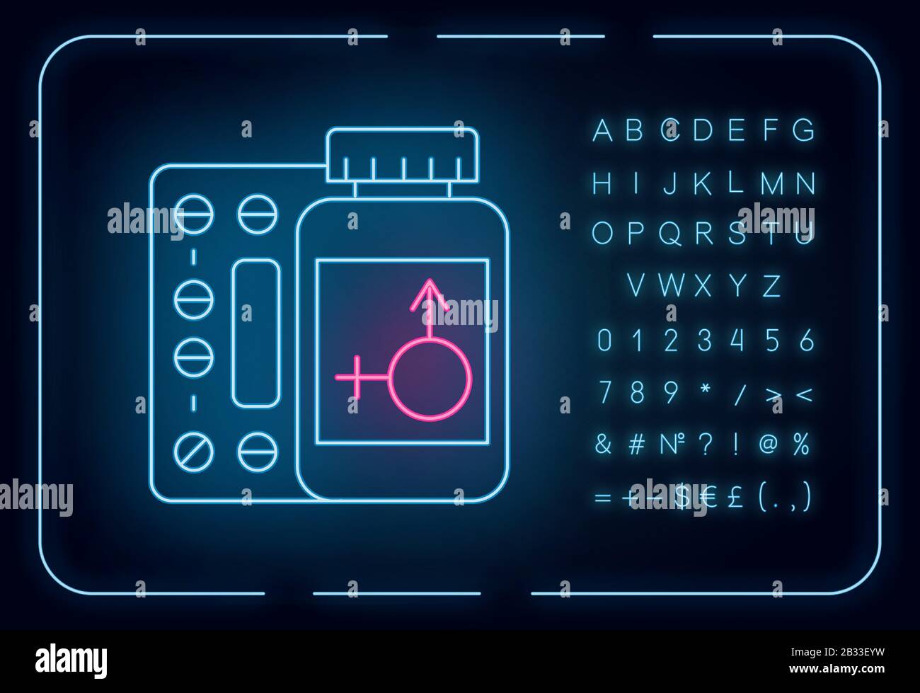 Hormone replacement illustration Stock Vector Images - Alamy