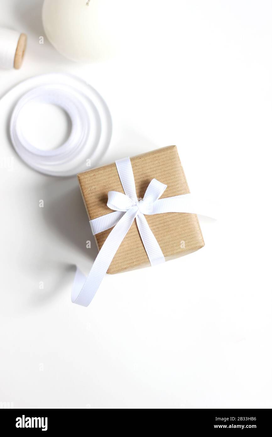 Stylish gift box hi-res stock photography and images - Alamy