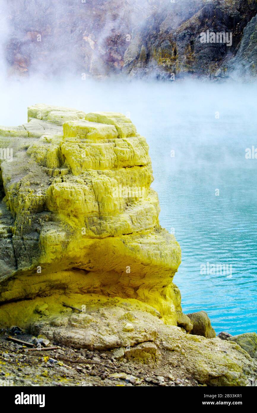 KAWAH IJEN VOLCANO IN JAVA ISLAND-INDONESIA Stock Photo - Alamy