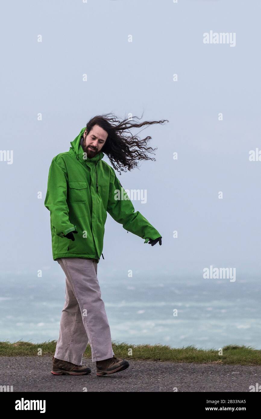 Long hair blowing in the wind hi-res stock photography and images - Alamy