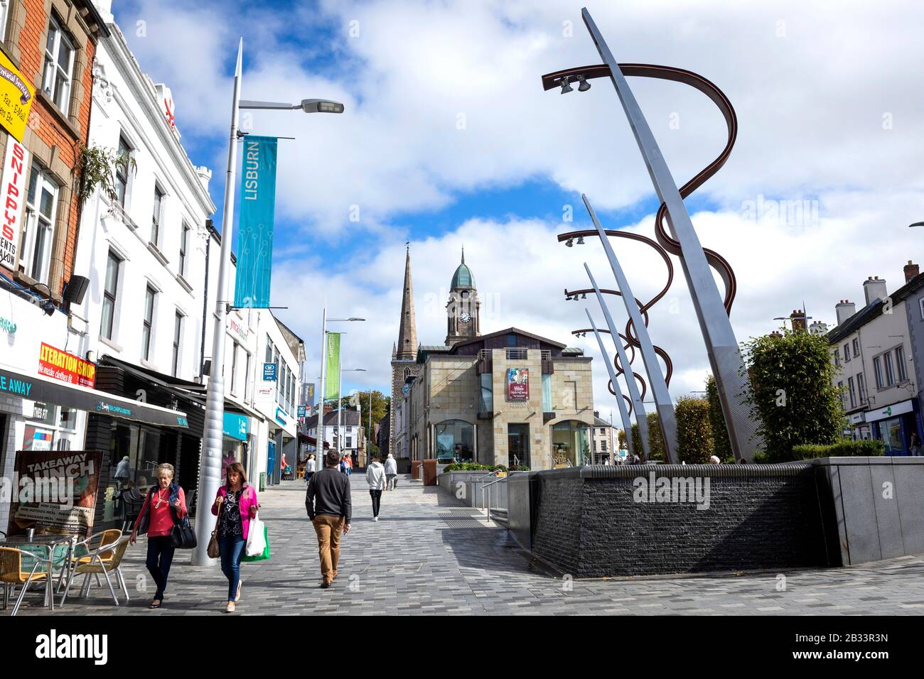 Lisburn City Centre, Northern Ireland Stock Photo - Alamy