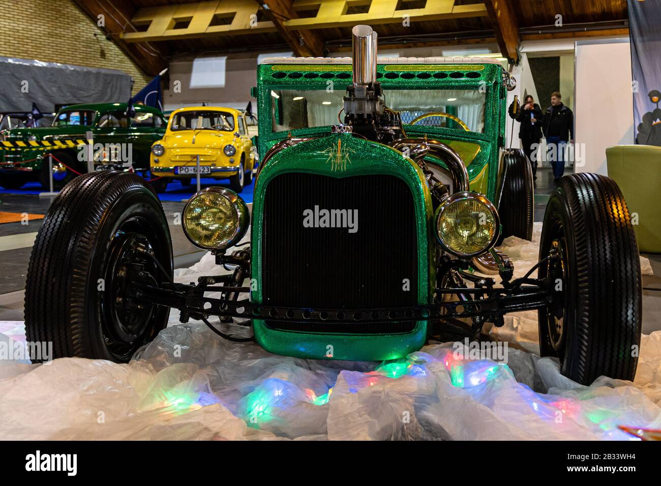 Ford hot rod engine detail hi-res stock photography and images - Alamy