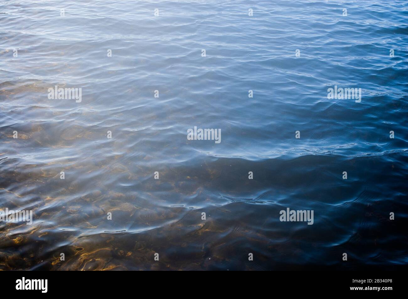 water, lake, wave, background. River water texture. glare and ...