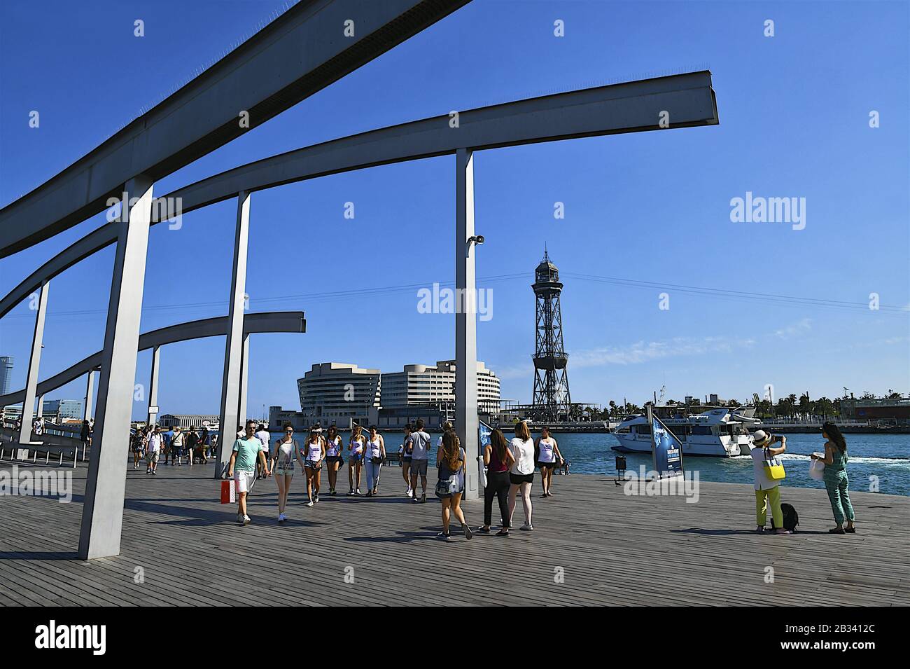 View of World Trade Center Barcelona Stock Photo - Alamy