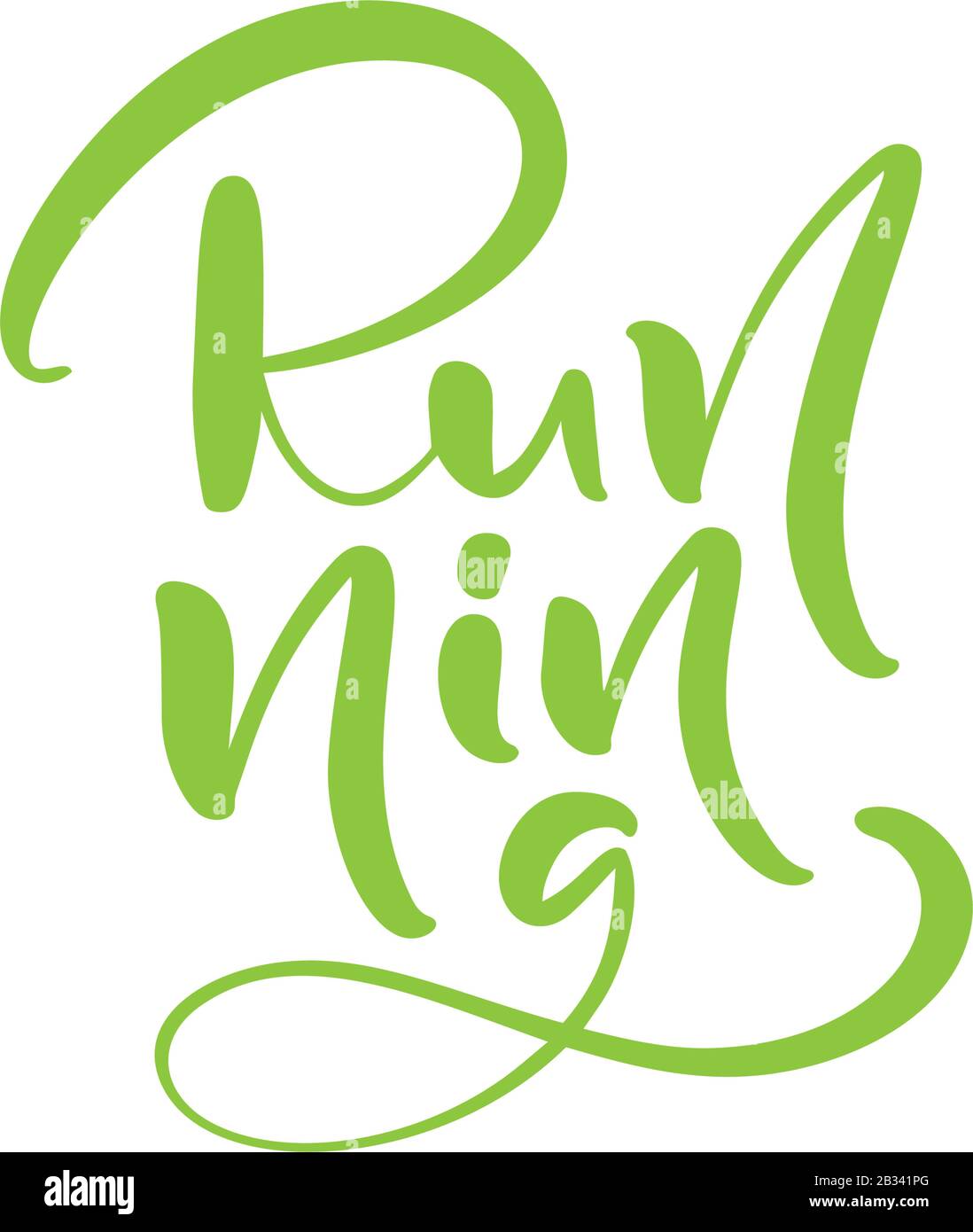 Vintage green road runner Stock Vector Images - Alamy