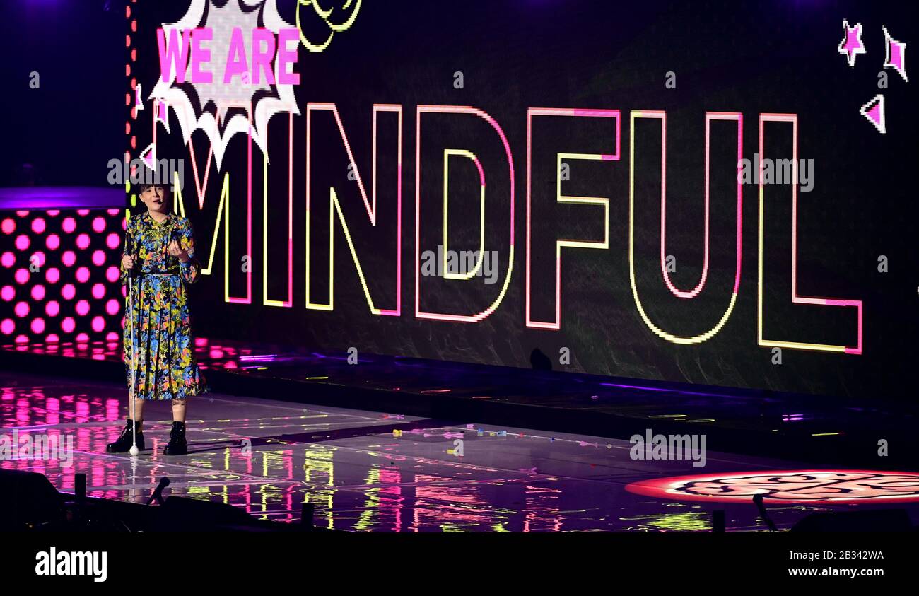 Alexandra adams on stage we day uk charity event hi-res stock ...